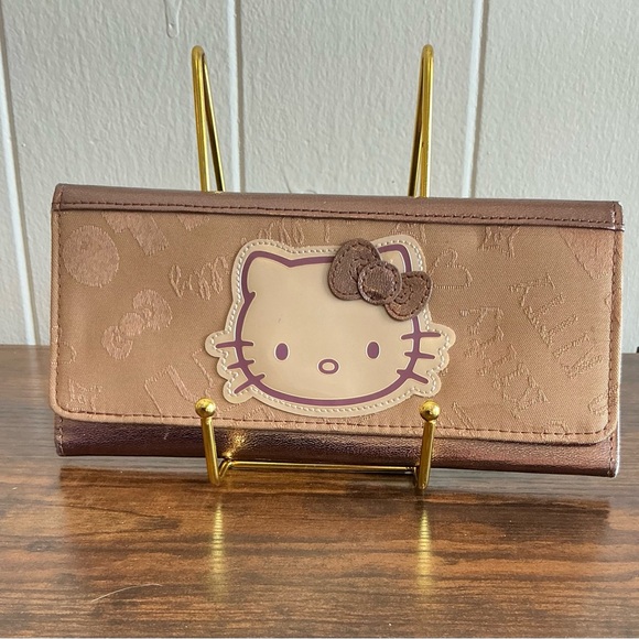 Sanrio | Bags | A Rare Sanrio 21 Hello Kitty Vintage Long Snap Wallet ...